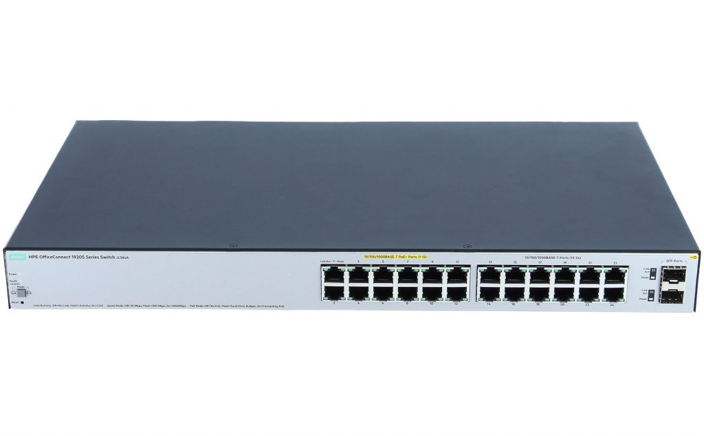 HPE OfficeConnect 1920S 24G 2SFP PPoE+ 185W Switch (JL384A) | Digitech JSC