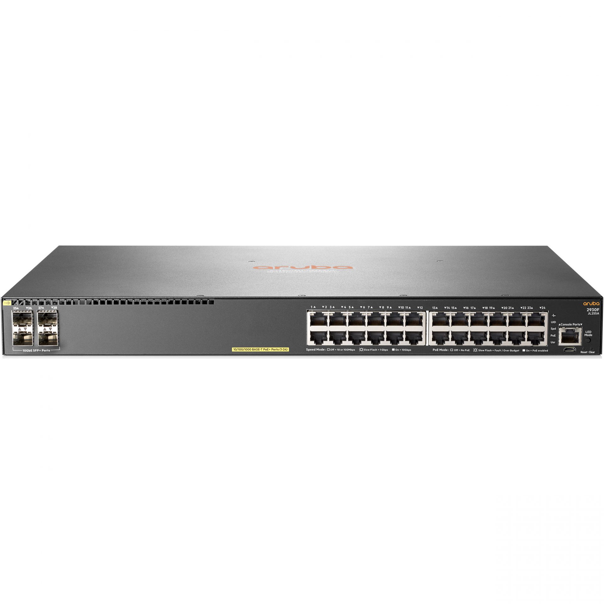 Switch Aruba 2930F-24G- PoE+ 4SFP+ (JL255A) | Digitech JSC